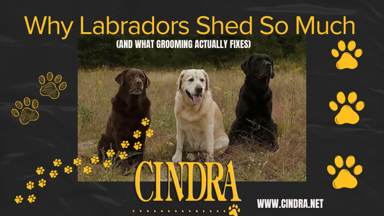 Why Labradors Shed So Much (And What Grooming Actually Fixes) – Cindra ...
